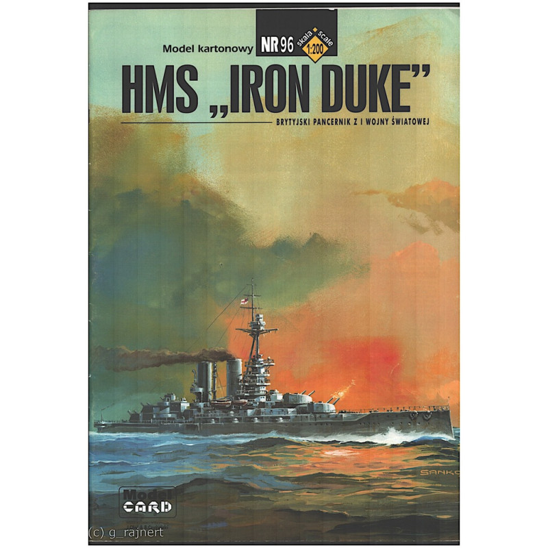 Линкор HMS Iron Duke - Хобби на столе - магазин бумажных моделей ...